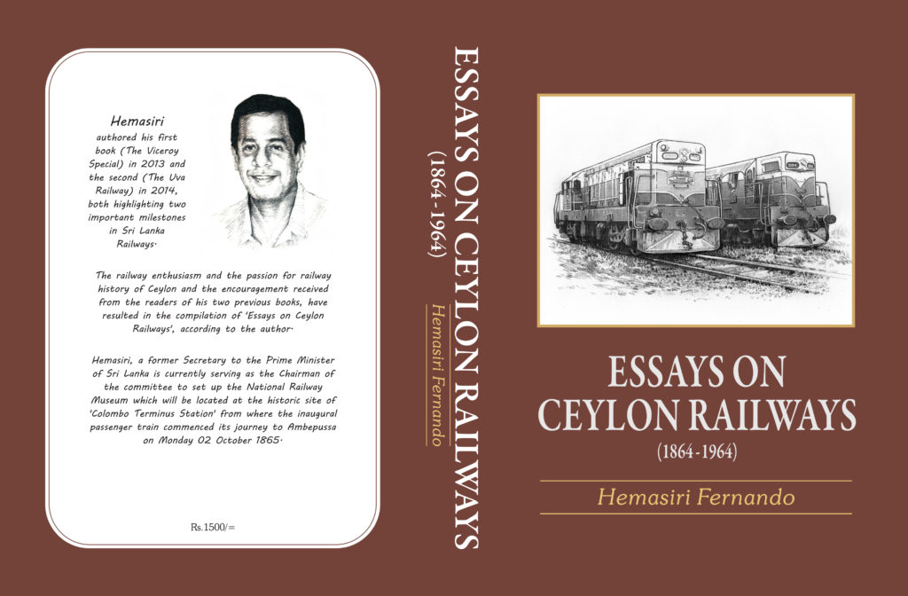 Hemasiri Fernando’s Book on Ceylon Railways Launched - PReSense PR